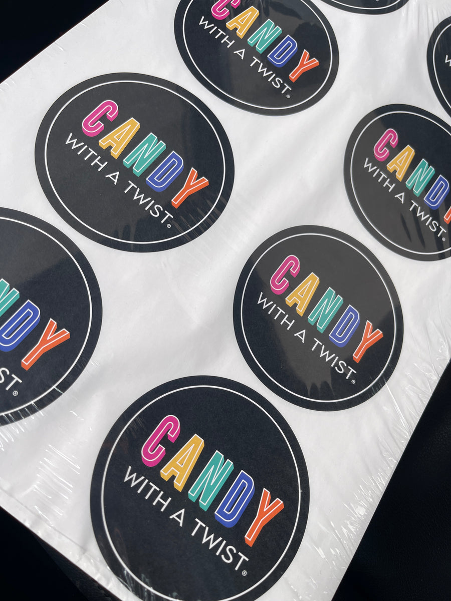 New! Full Color Round Stickers - (Add on) – Candy With A Twist